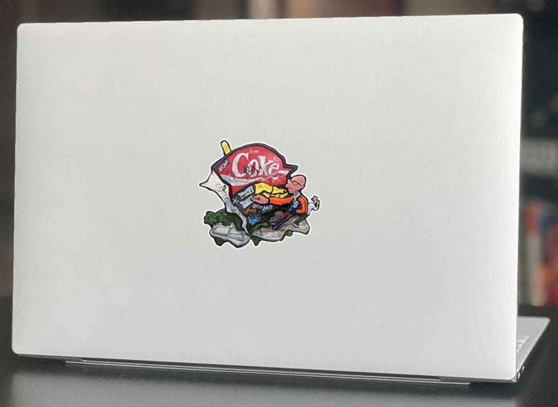 "Mystery Coke Machine" Sticker - Michael Birawer Shop